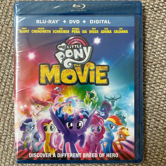 Media | My Little Pony The Movie Blueray Dvd | Poshmark